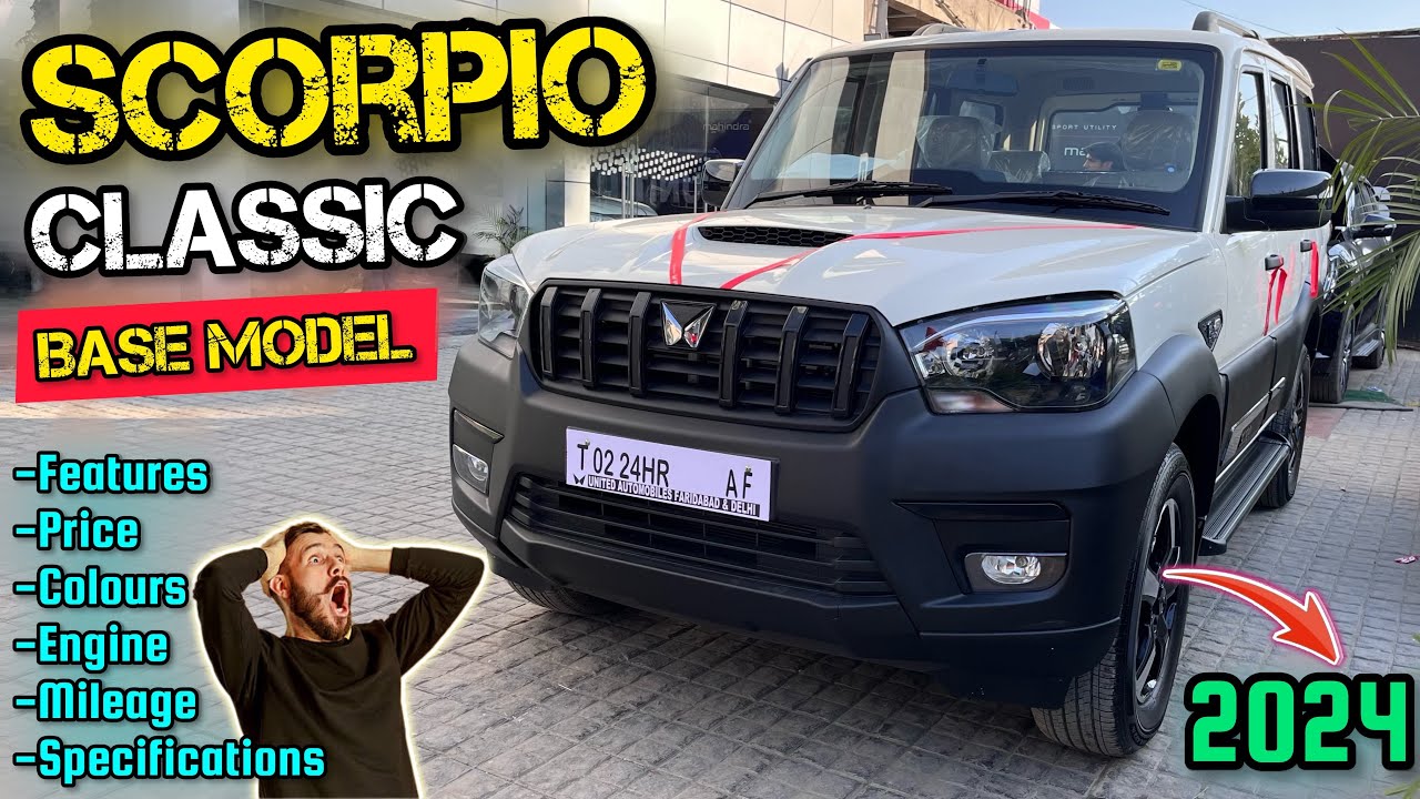 Scorpio Classic Base Model 2024 Mahindra Scorpio Classic s 2024 Vahan ...