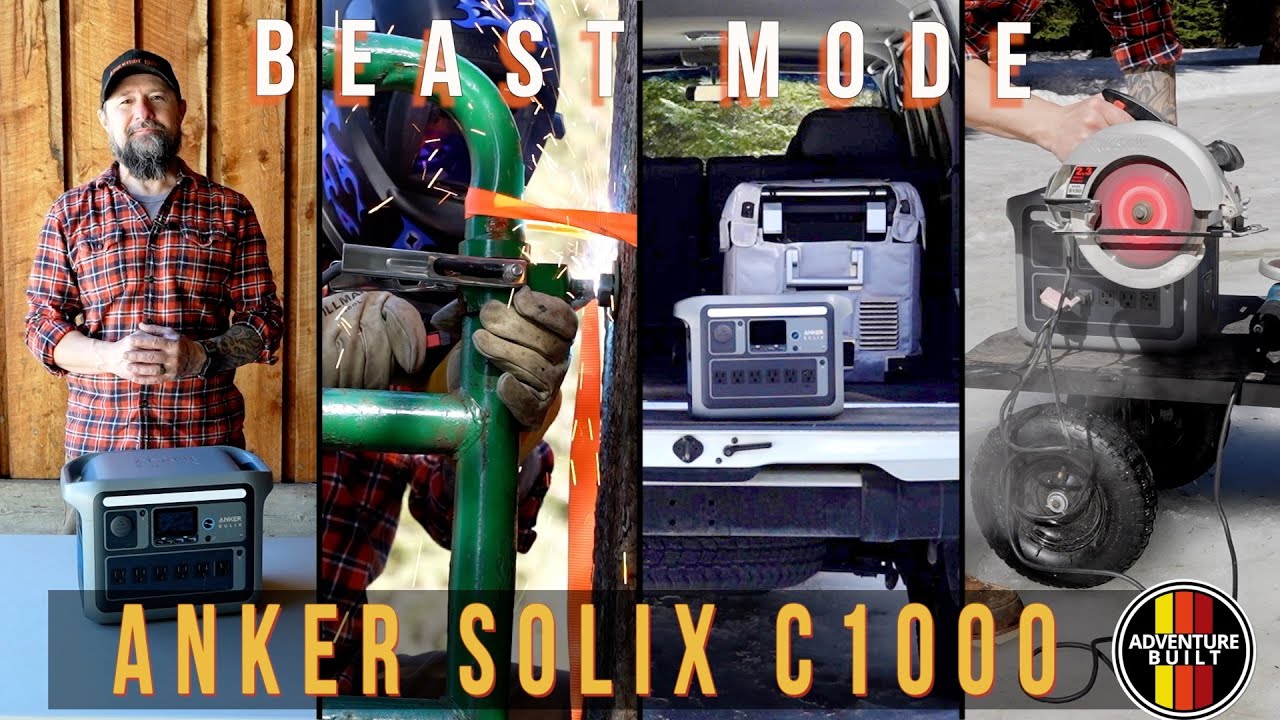 ANKER SOLIX C1000 | POWERHOUSE BATTERY BANK- RUNS WELDER, TABLE SAW ...