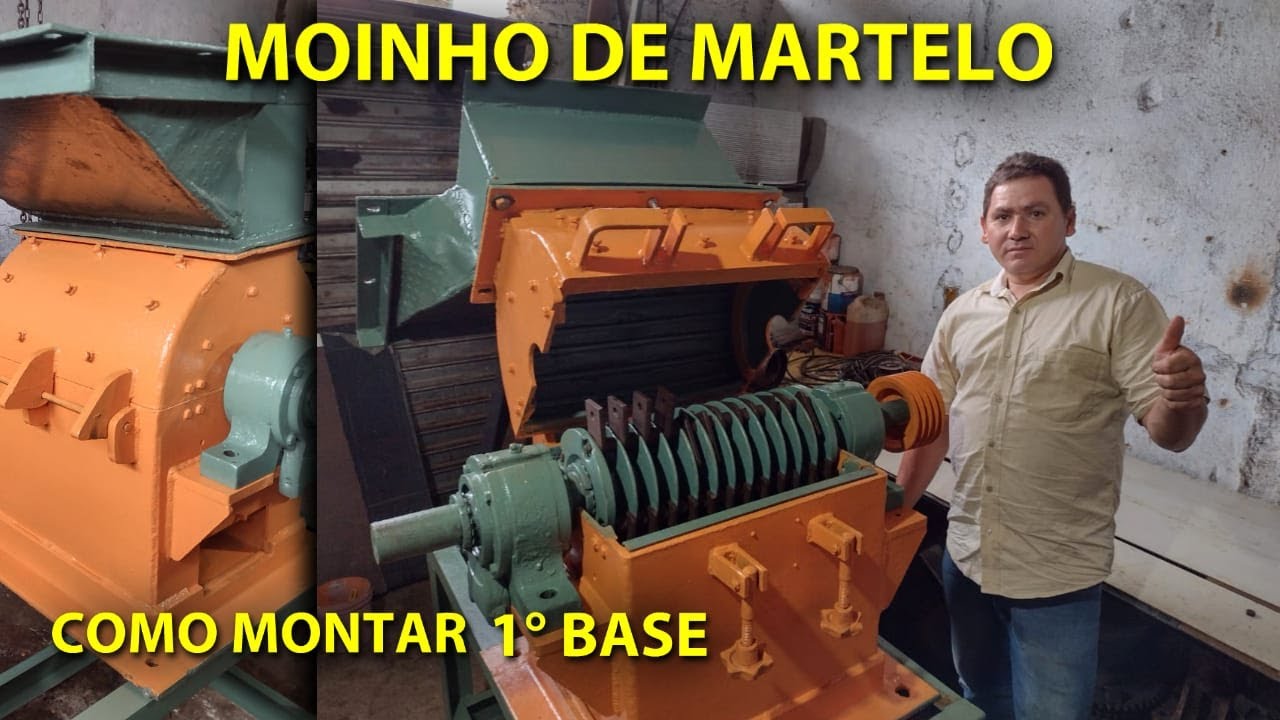 MOINHO DE MARTELO : COMO MONTAR A 1ª BASE - YouTube