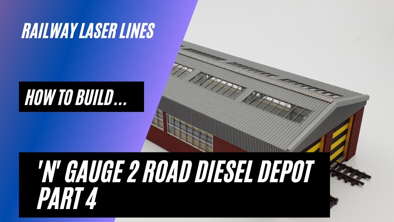 How To Build | N Gauge Diesel Depot | Part 4 | Internal Brickwork ...