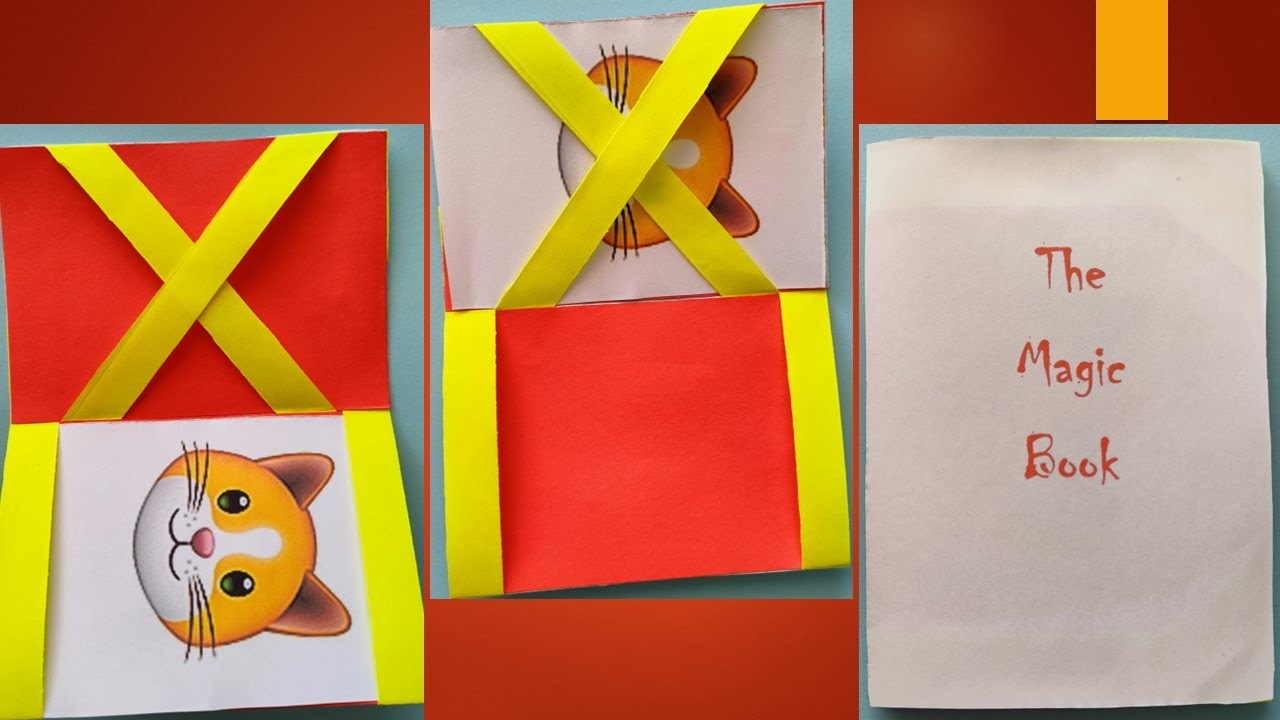 How to make an incredible Magic Book ! (origami idea) - YouTube