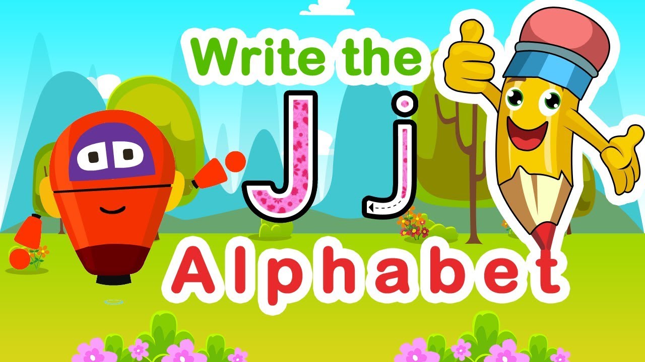 How to Write letter J | Abc writing for Kids | Kids LearnTv - YouTube