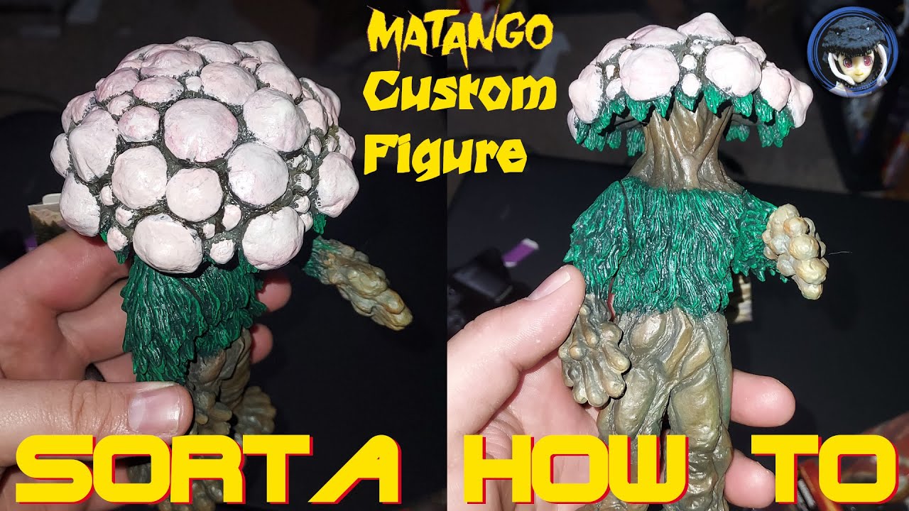 Custom Painted Bandai Premium Toho Maniacs Matango Vinyl Figure - Sorta ...