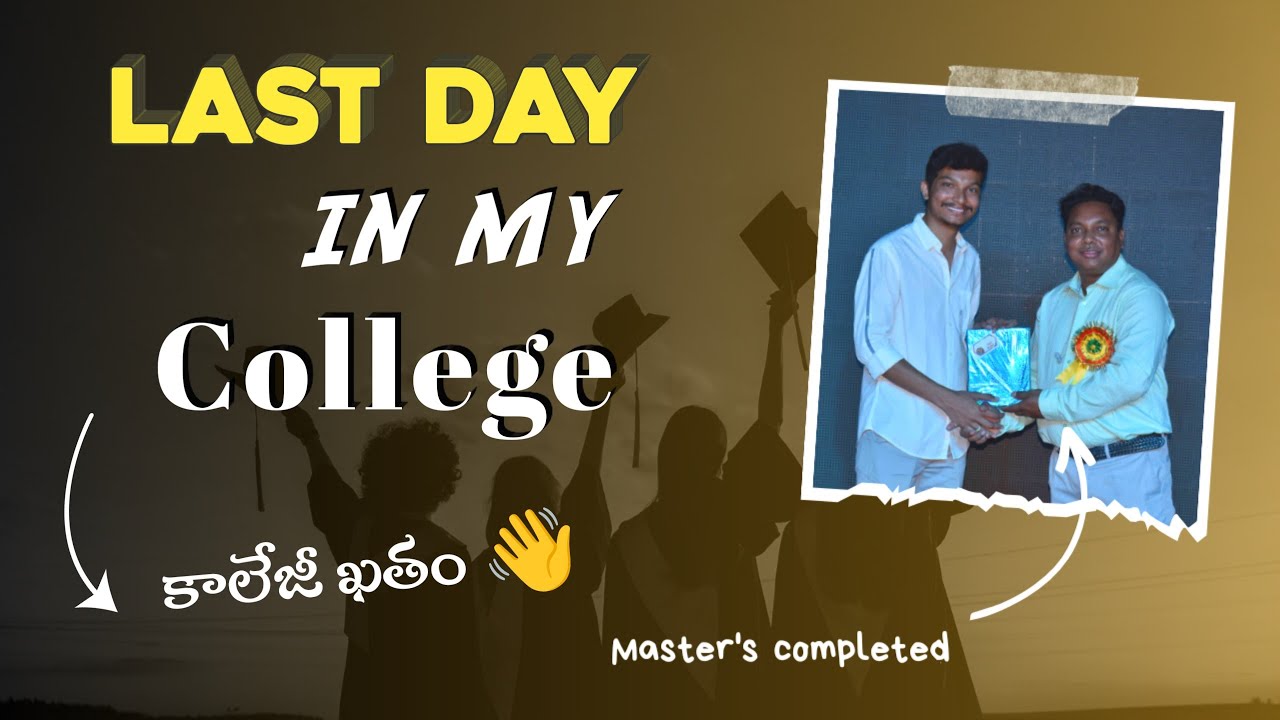 Last Day in My College | Saying Goodbye to College | SHUATS I Masters ...