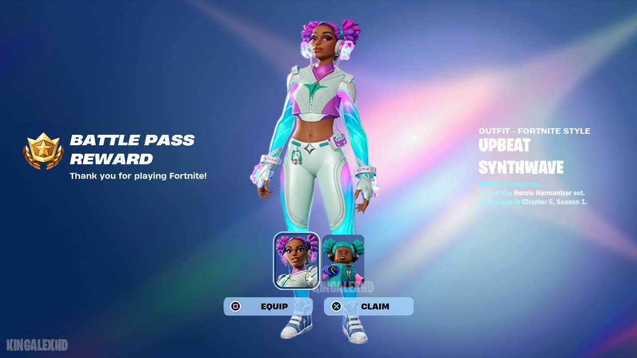 How To Get Upbeat Synthwave Skin FREE In Fortnite! (Unlocked LEGO ...