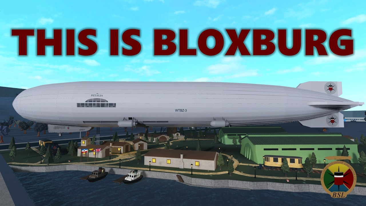 How I built a ZEPPELIN in BLOXBURG
