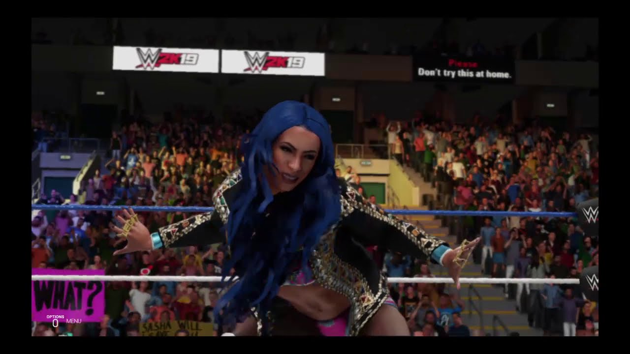 (Entrance) Bayley v. Sharon Storm v. Sasha Banks - Smackdown - YouTube