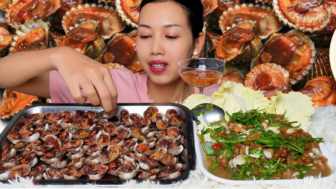 EATING FRESH SHELL & OYSTERS | MUKBANG - YouTube