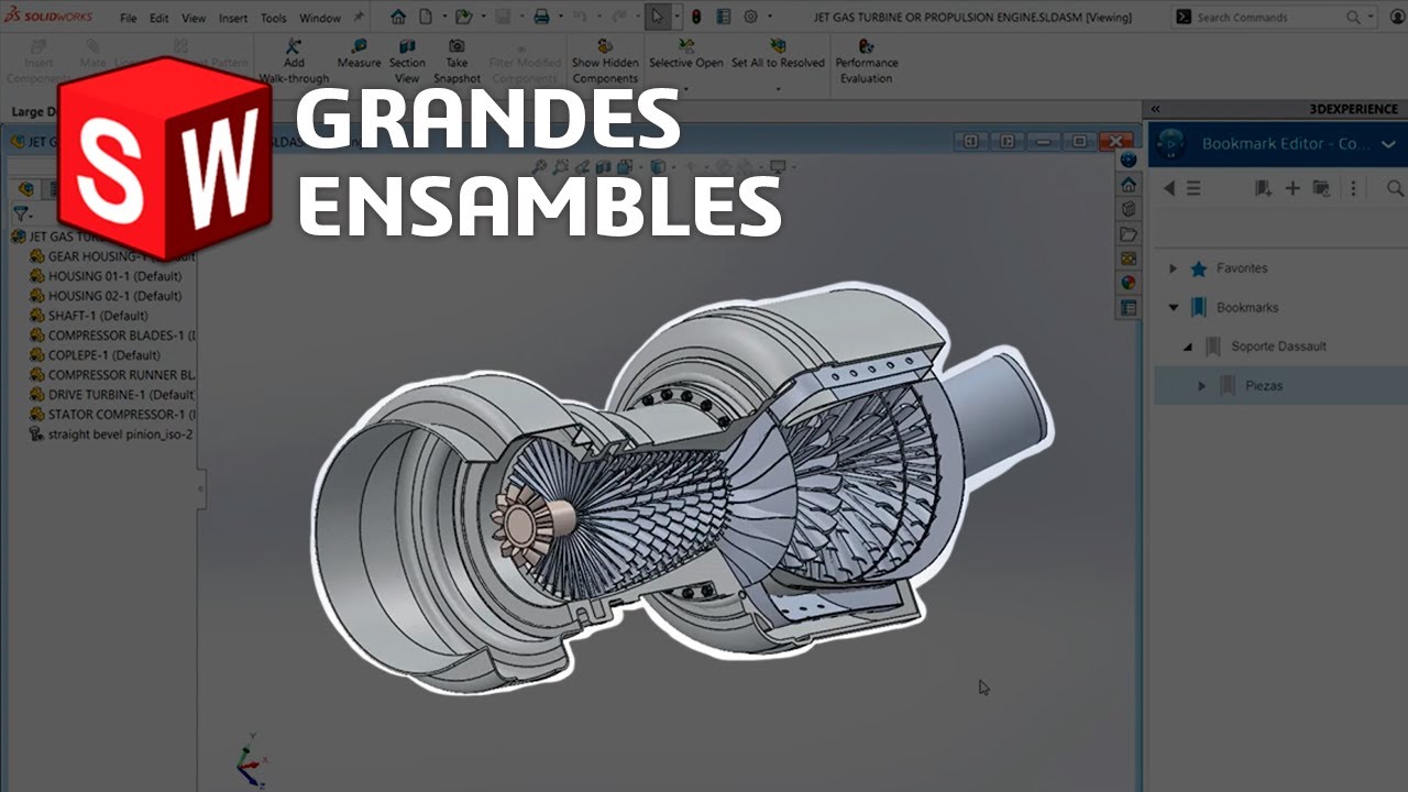 Quickdemo | ¿Cómo abrir grandes ensambles con SOLIDWORKS? - YouTube