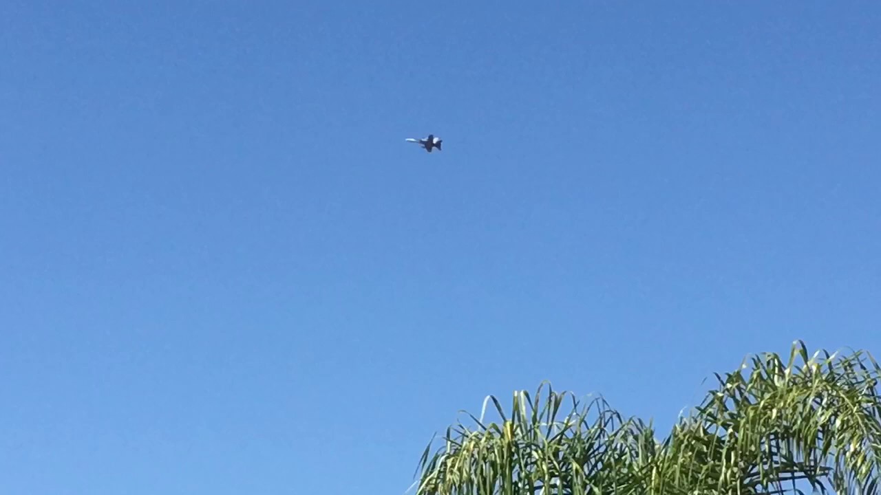 F-18 towing gunnery target 6/22/17 - YouTube