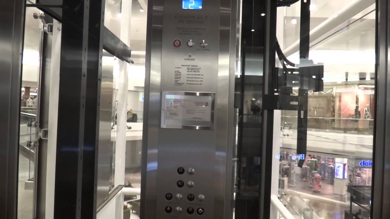 Brand New Hydraulic Elevators @ WestFarms Mall, West Hartford, CT - YouTube