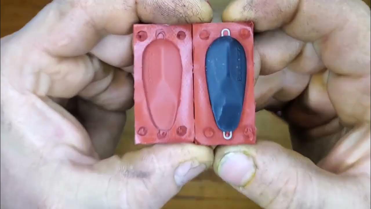 Изготовление формы для отливки блесен bulldog своими руками - YouTube