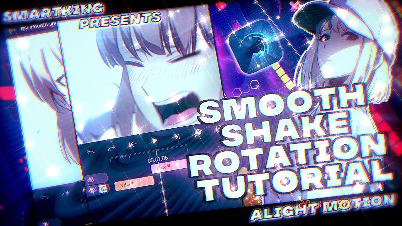 tutorial smooth shake rotation alight motion for daddy style - YouTube