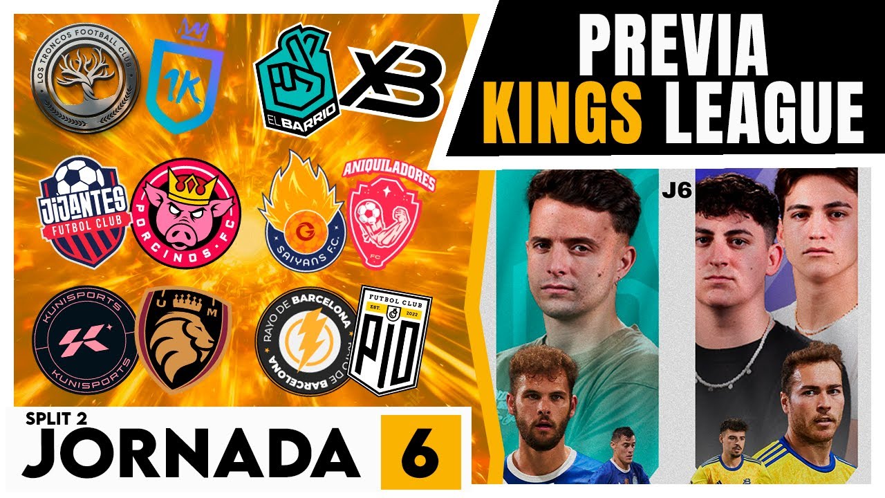 PREVIA JORNADA 6 KINGS LEAGUE (Split 2) - Vuelve el KUN - YouTube