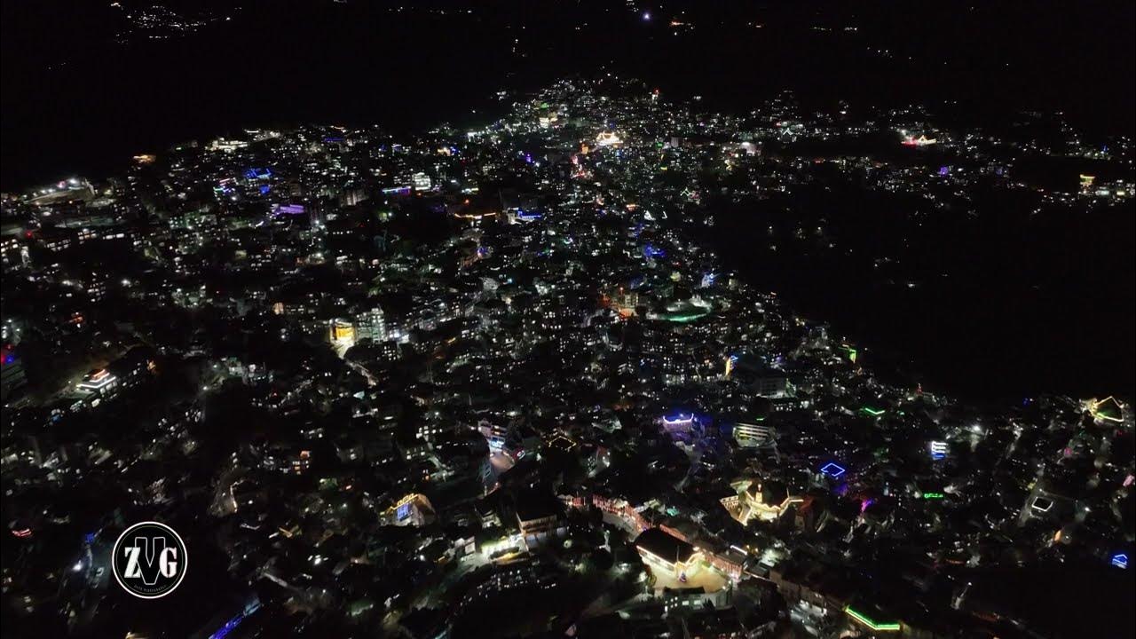 AIZAWL CITY - NIGHT DRONE FOOTAGE - YouTube