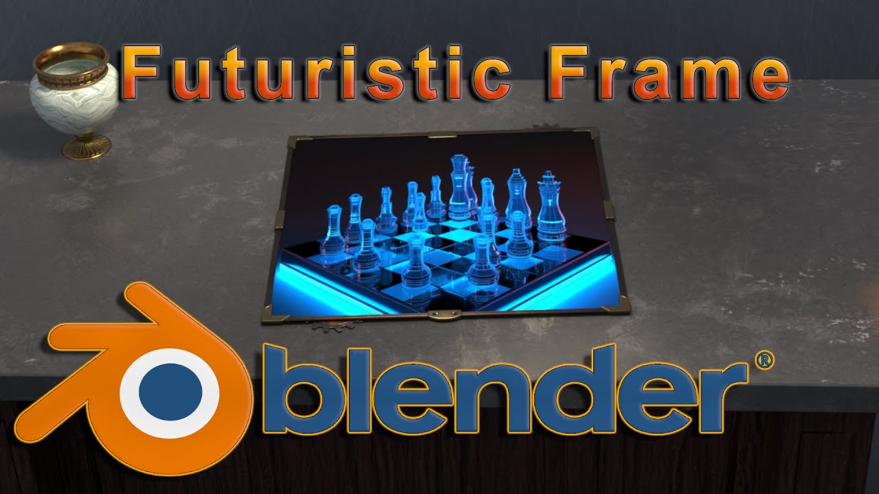 A painting frame from the future - Blender 3.4 VFX - YouTube