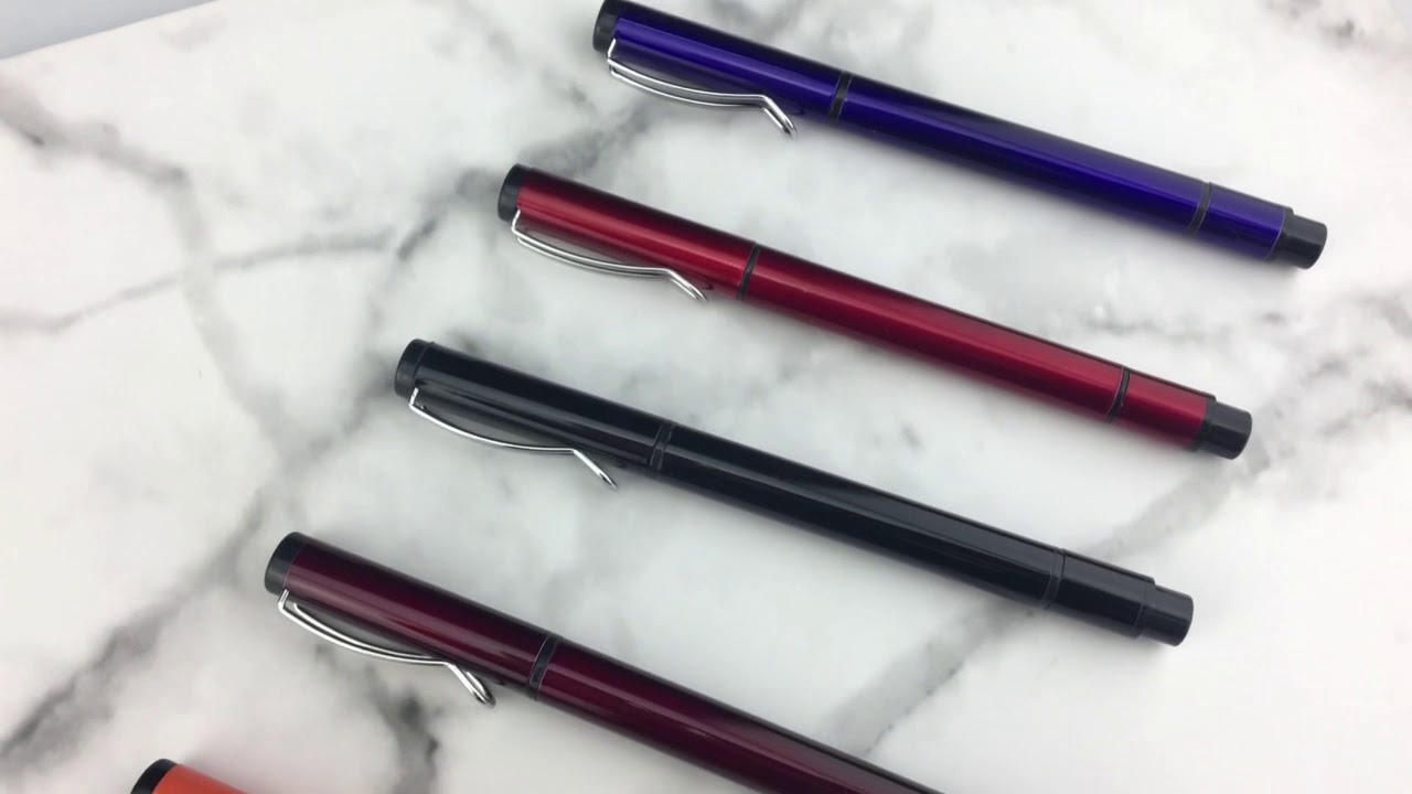 Multi ball pen with highlighter - YouTube