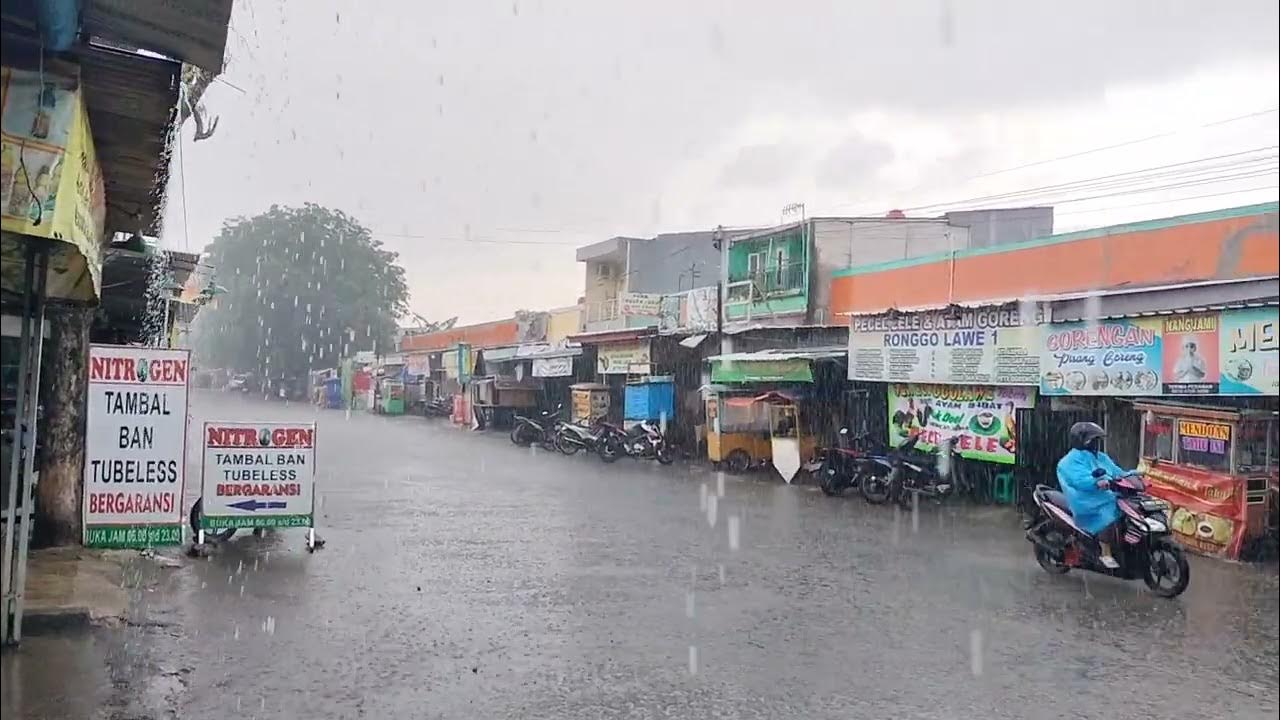 Hujan Deras di Sore Hari Alamanda Regency kecamatan Tambun Utara Kab.Bekasi - YouTube