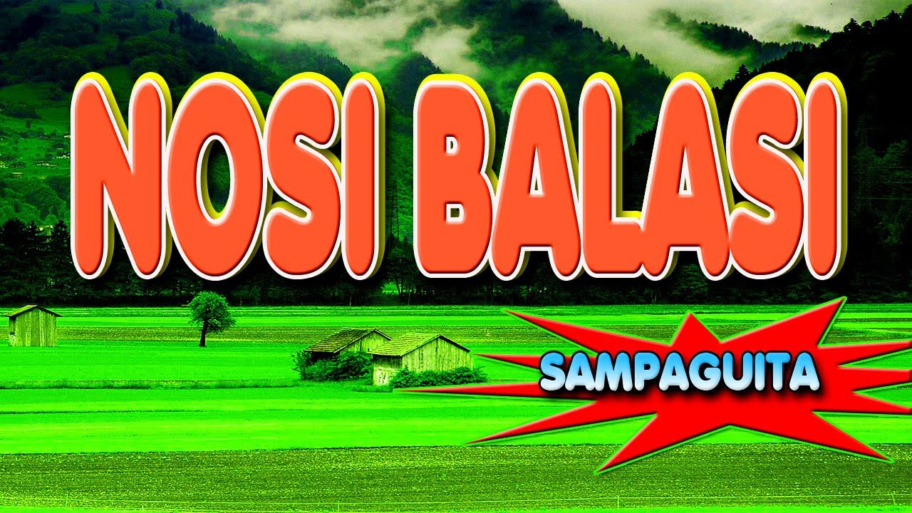 NOSI BALASI [ karaoke version ] popularized by SAMPAGUITA - YouTube