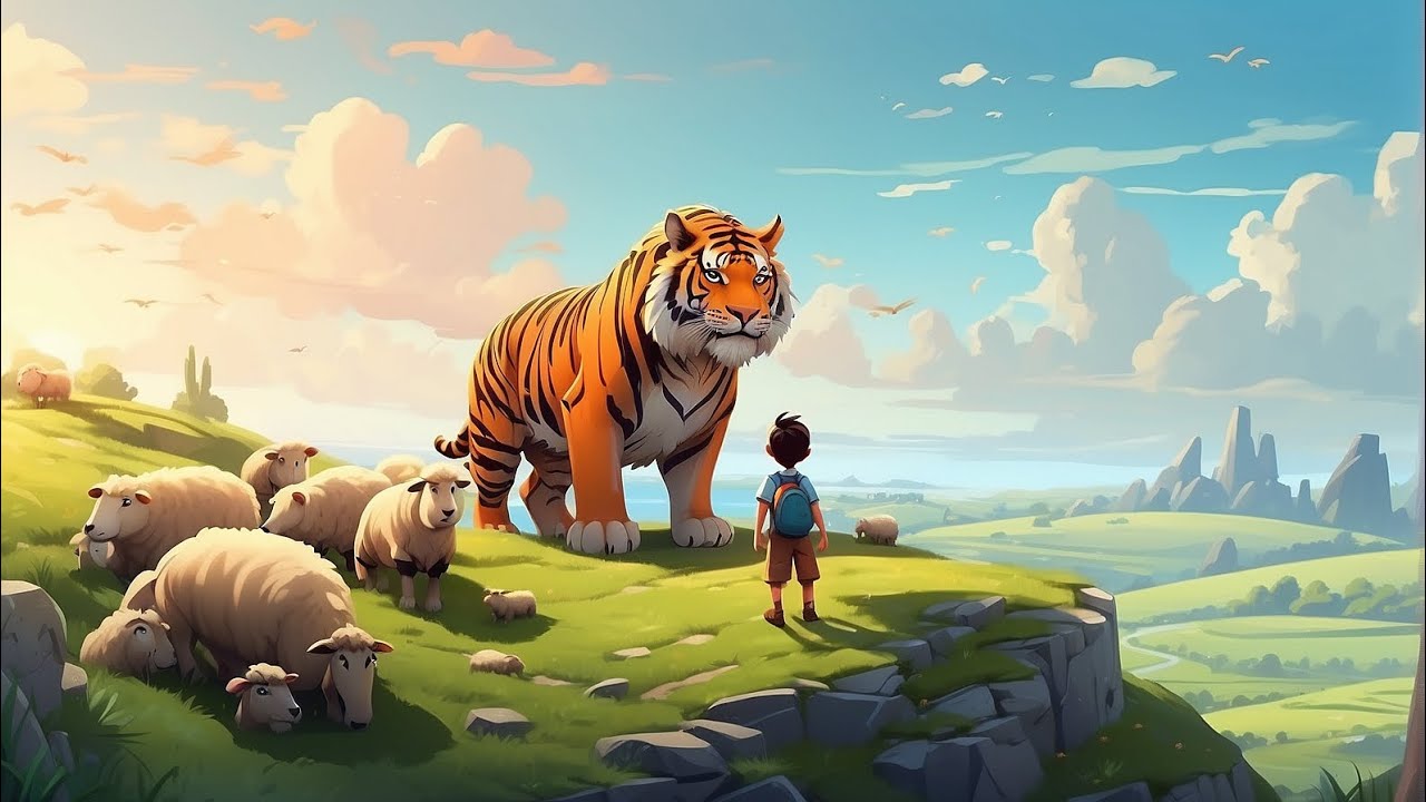 A story of a boy, a sheep and a tiger - YouTube