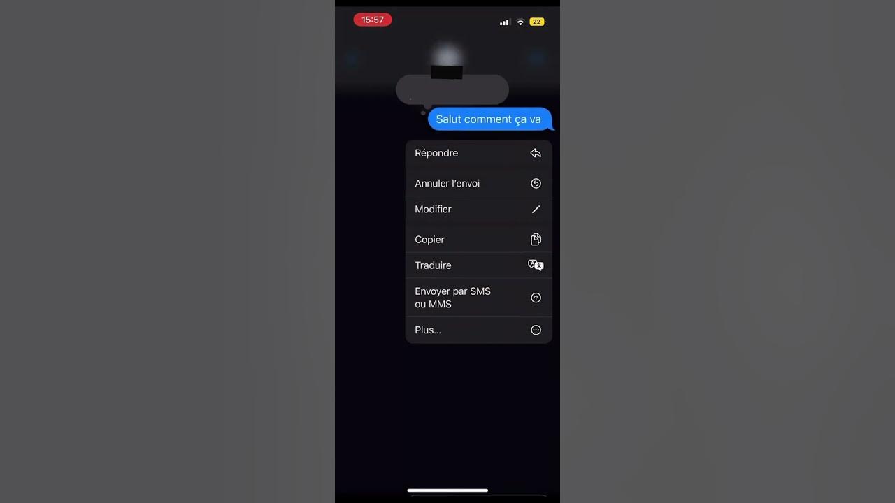 Comment Modifier un message déjà envoyé | Tuto Facile - YouTube