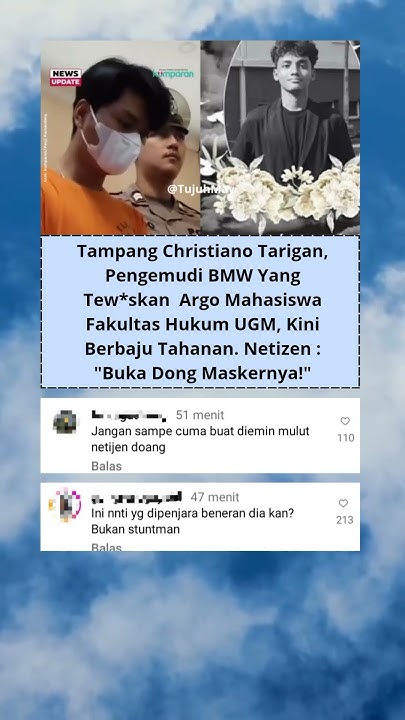 Pengemudi BMW Yang Tab*ak Argo Mahasiswa Fakultas Hukum UGM, Telah Ditahan - YouTube