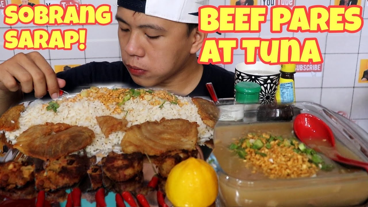 Beef Pares Mukbang | Filipino Mukbang | Philippines Mukbang - YouTube