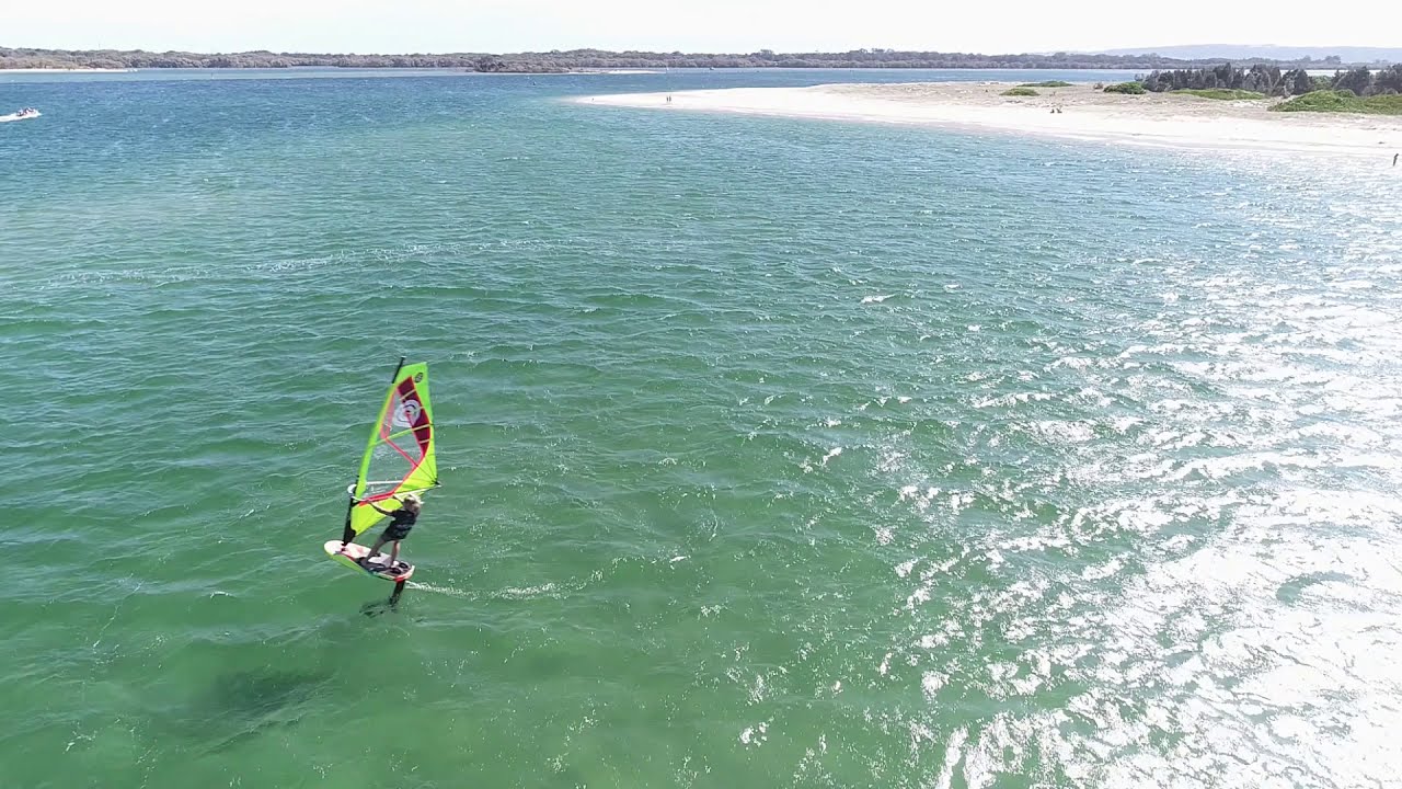 Windfoiling 360, NSW, Australia 2020 - YouTube