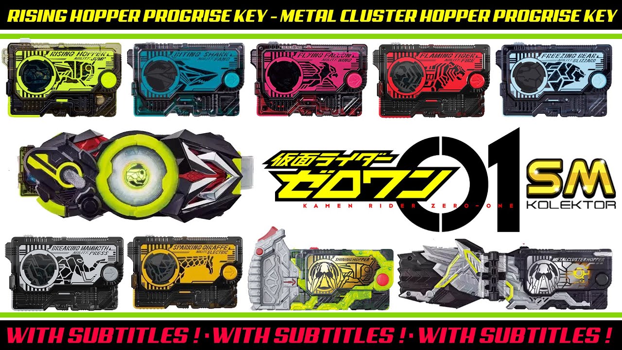 Kamen Rider Zero-One Progrise Key (Rising Hopper - Metal Cluster Hopper ...