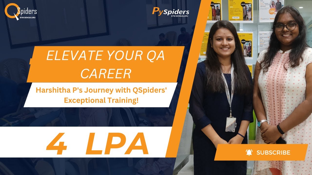 Harshitha P's Journey with QSpiders' Exceptional Training! - YouTube