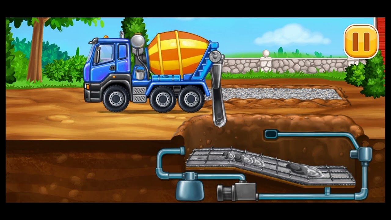 Kids Building a House & Learn Construction Equipment For kids - YouTube