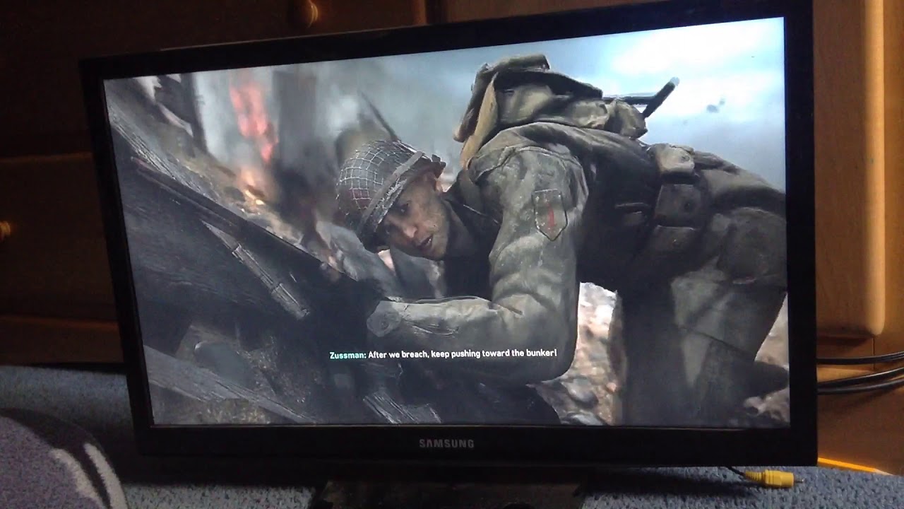 Call Of Duty WW2 Storming Omaha Beach Normandy (Viewer Discretion ...