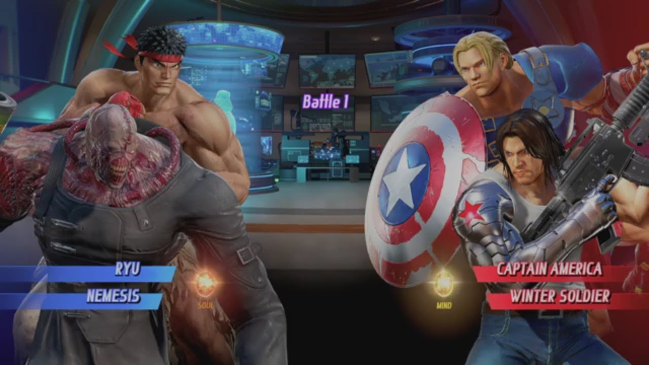 MARVEL VS. CAPCOM: INFINITE Ryu Alt., Nemesis In Arcade Mode - YouTube