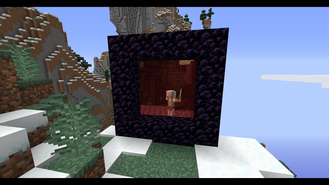 Test du mode immersive portal #minecraft #clippy #mode #abonnez-vous ...