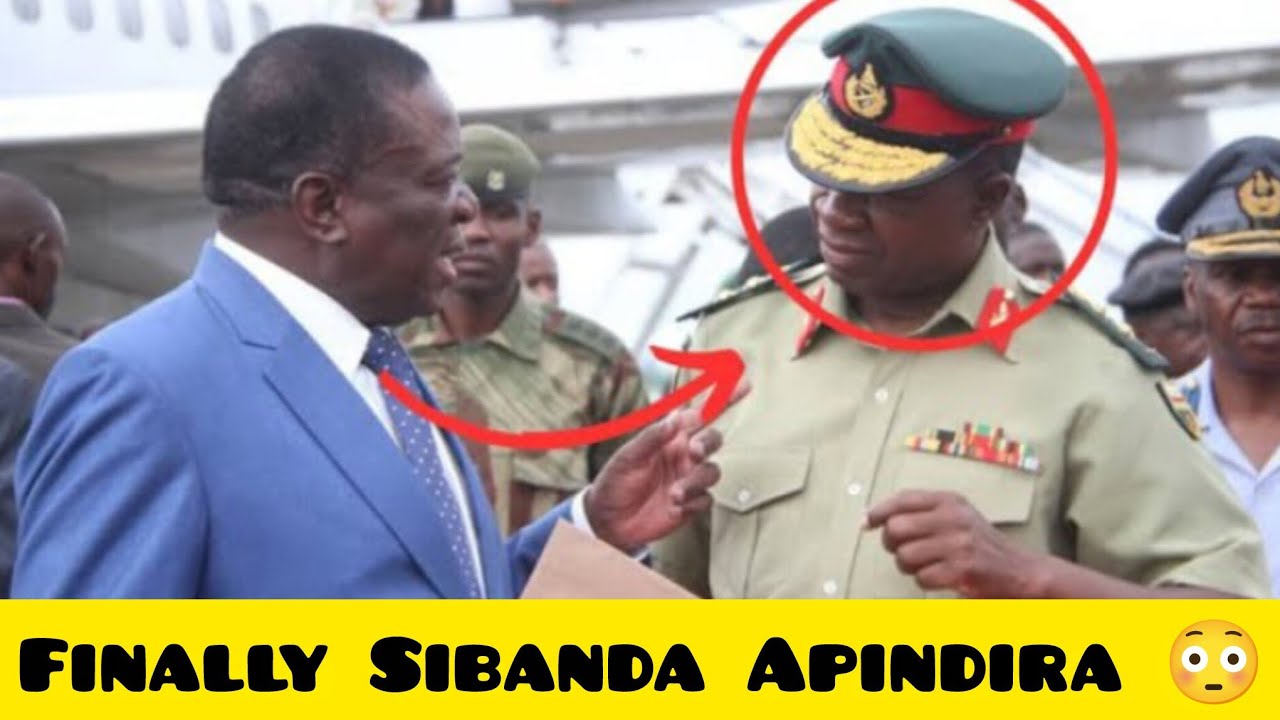 General Sibanda Steps In : Replaces Mohadi? 🇿🇼 - YouTube