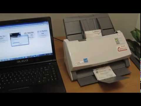 High Speed A4 Document Scanner Plustek SmartOffice PS406U - YouTube