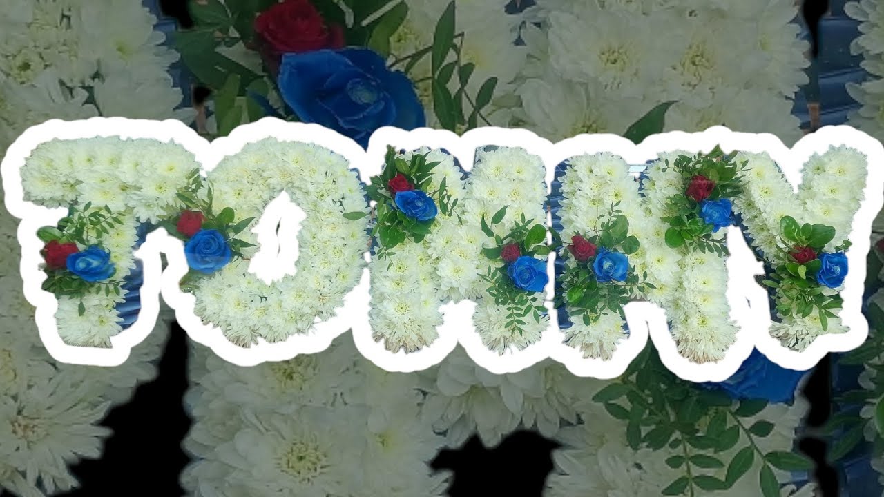 how I make letter tributes with pleated ribbon and basing - YouTube