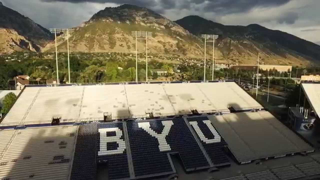 BYU Football - LaVell Edwards Stadium - YouTube