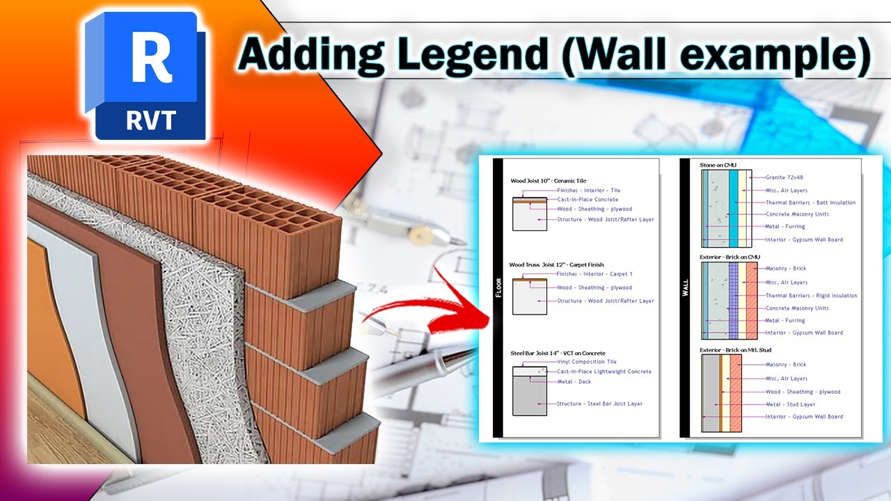 Revit architecture (Wall Legend) QUICK Video - YouTube