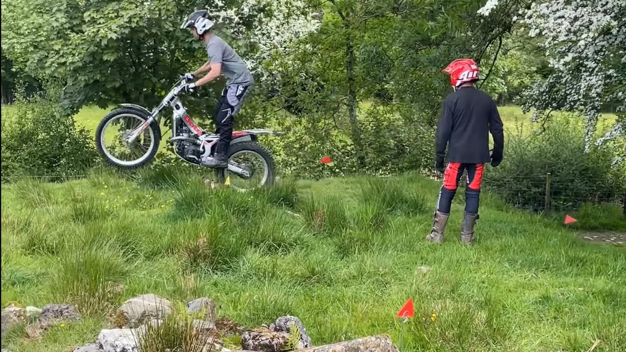 First time at a trials event - YouTube