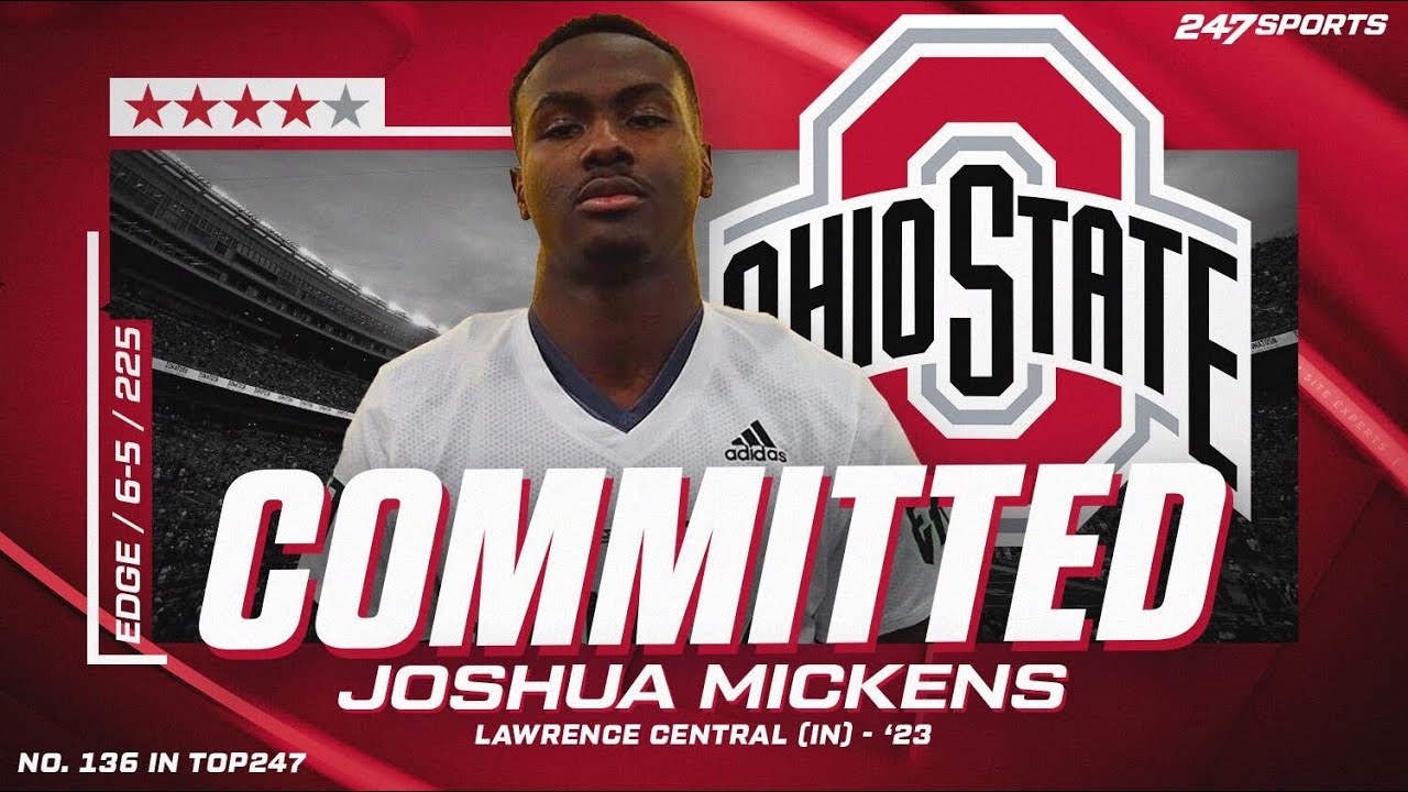 WATCH: 4-star EDGE Joshua Mickens commits to Ohio State - YouTube