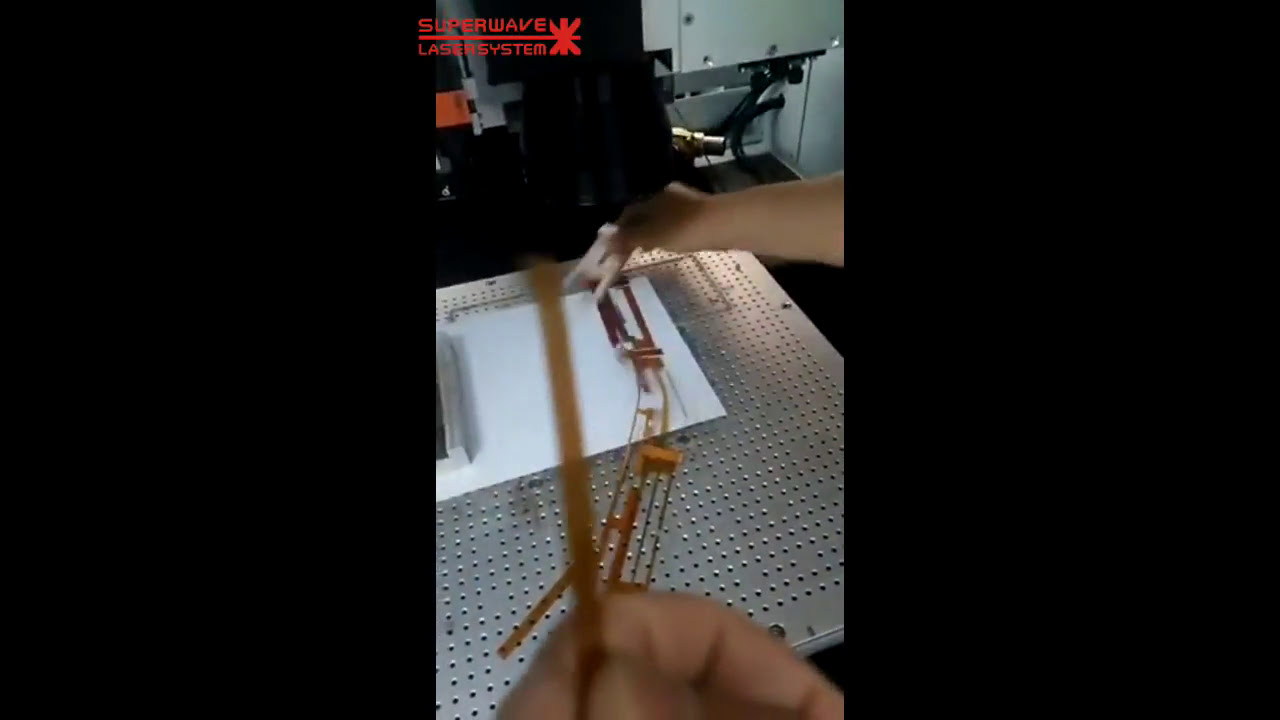 PCB Flexible Printed Circuit Board Laser Cutting - YouTube