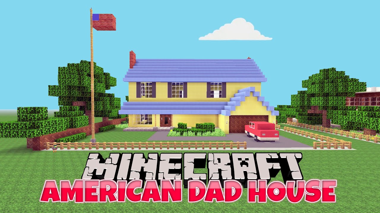 American Dad House Minecraft Tutorial - YouTube