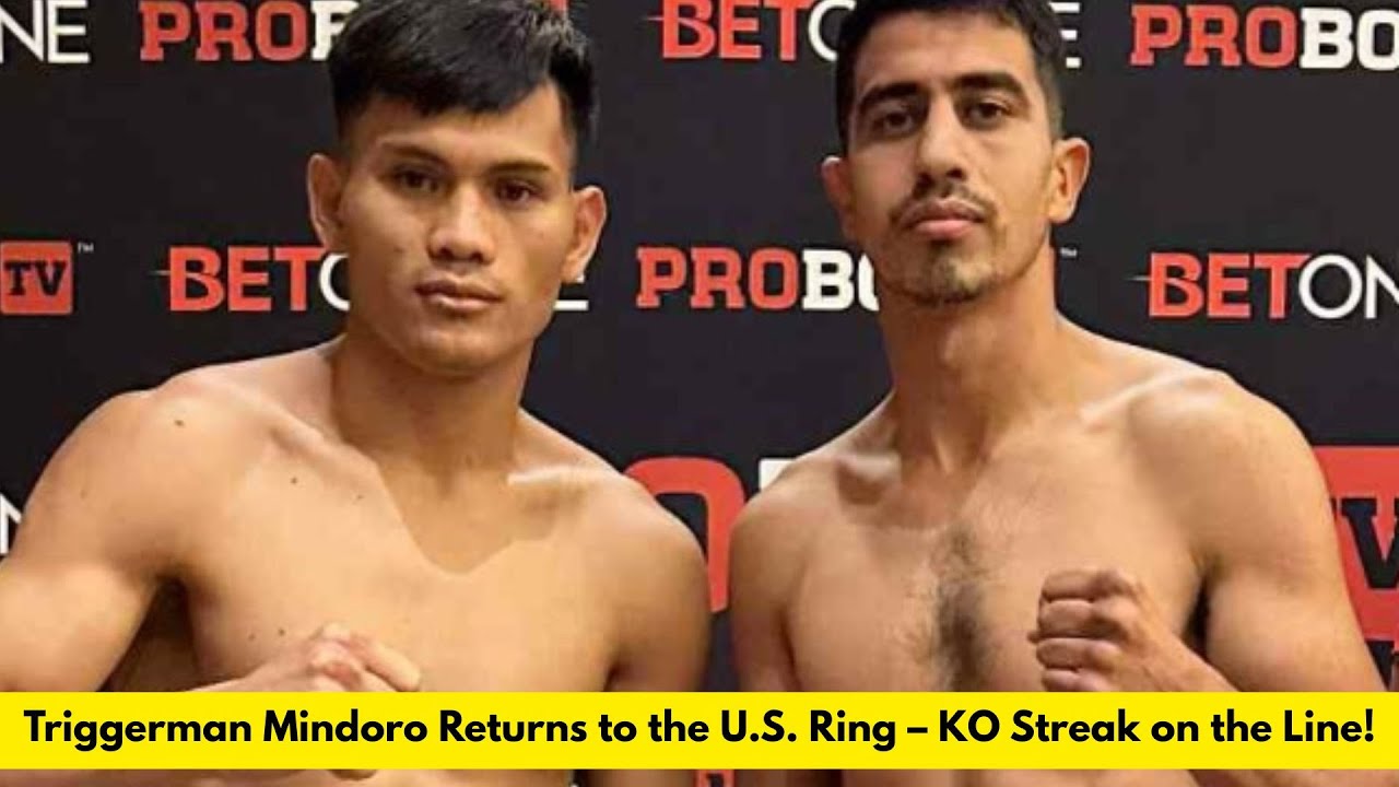 Triggerman Mindoro Returns to the U.S. Ring – KO Streak on the Line! - YouTube