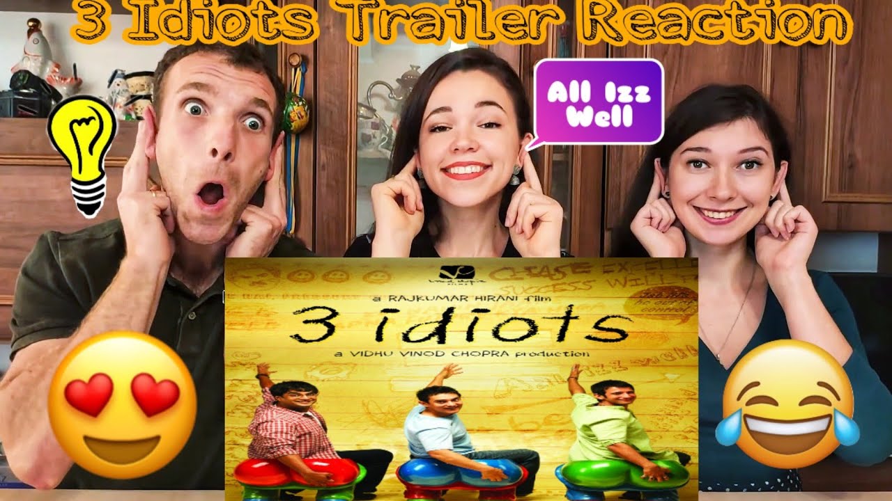 3 IDIOTS Trailer REACTION!! - YouTube