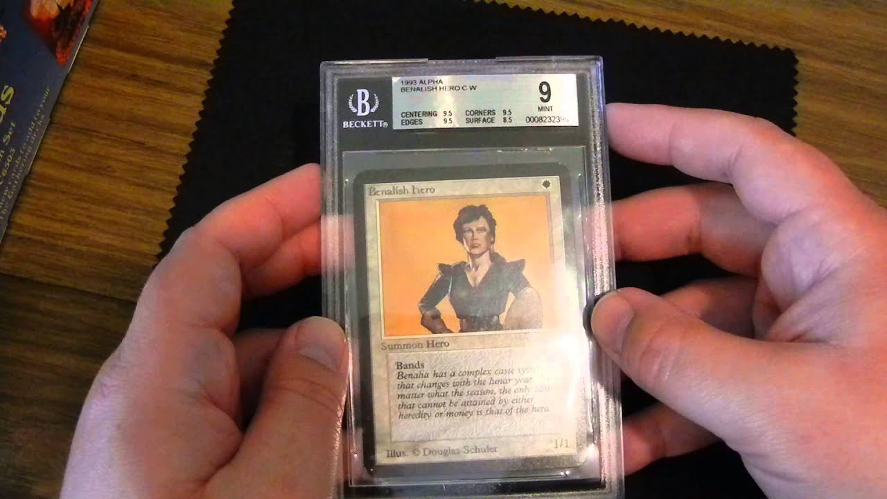 Alpha starter MTG Magic the Gathering Grades Returned First Opening ...