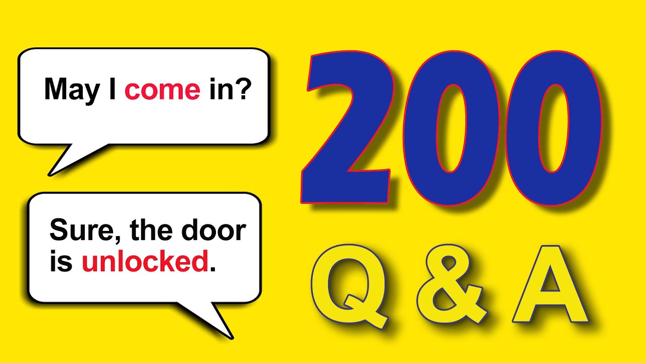 200 Most Common Questions And Answers In English English 200-most-common-questions-and-answers-in-english-english