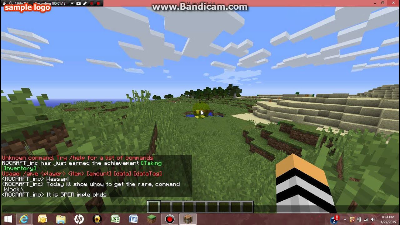 Minecraft 1.8+ How to Get the Command Block - YouTube