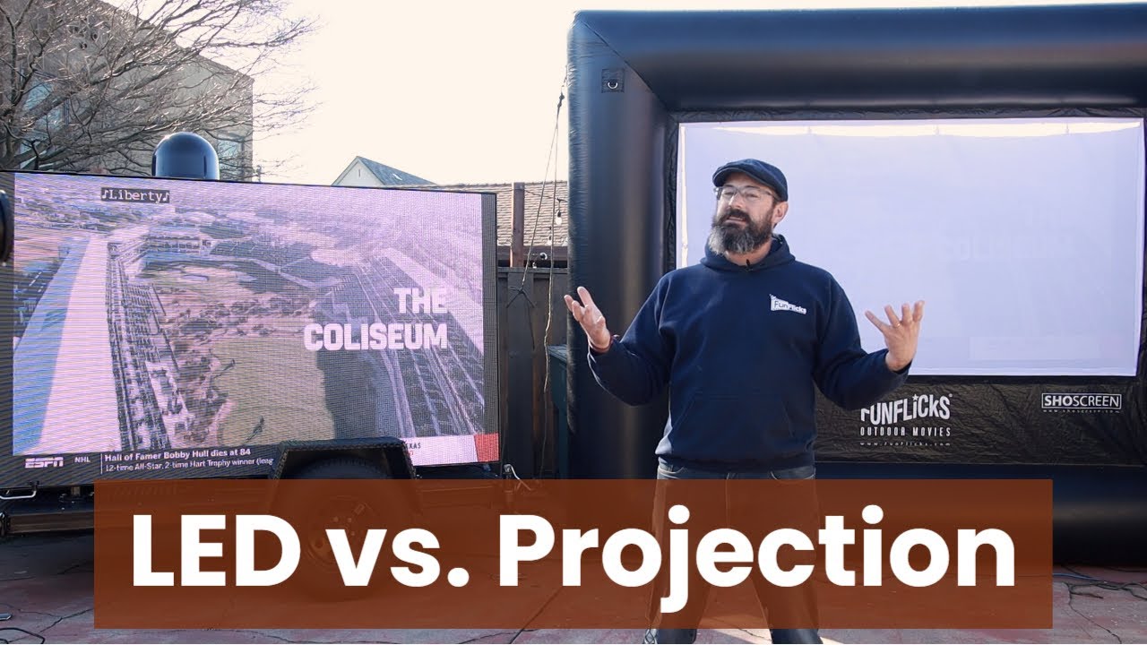 LED Screens vs Projection Screen / What are the pros and cons? - YouTube