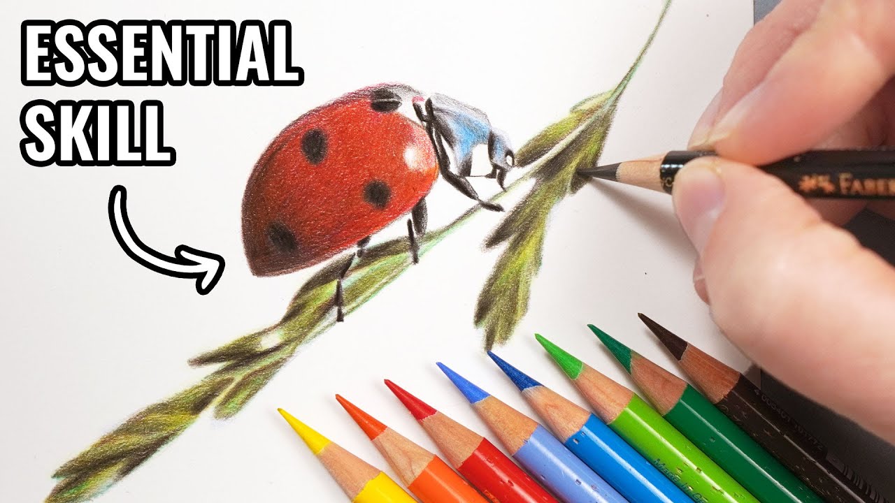 THE SECRET To Realistic DRAWING - Picking Colors LIKE A PRO - YouTube